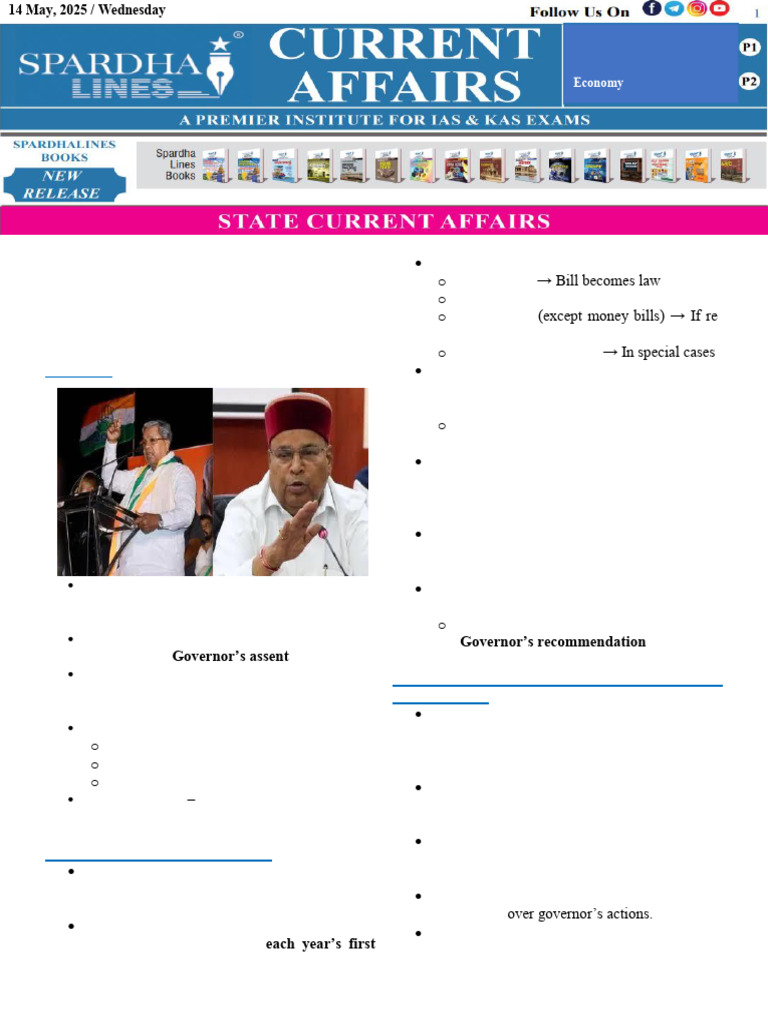 14-05-2025 State CA English | PDF | Bill (Law) | Royal Assent