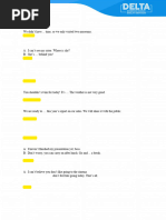 British Council English Level Test Answers | PDF | Language Arts ...