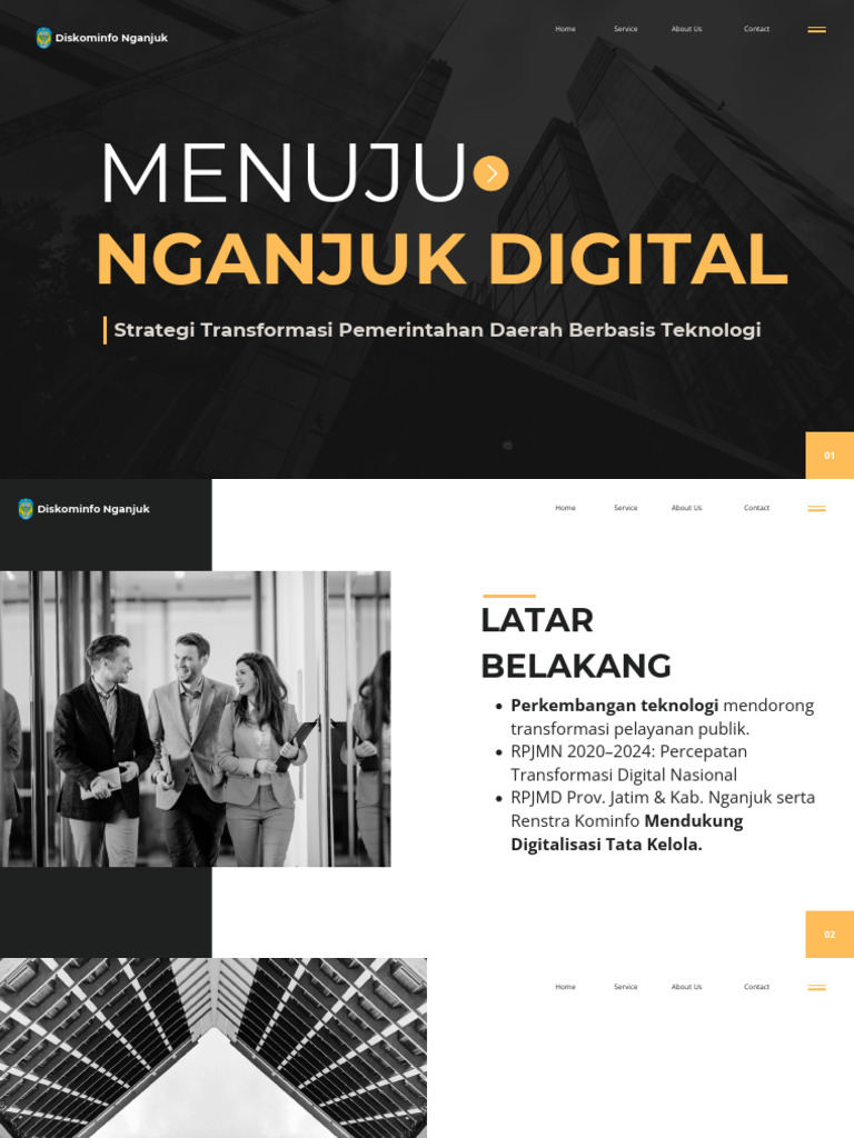 Transformasi Digital Nganjuk Smart City | PDF