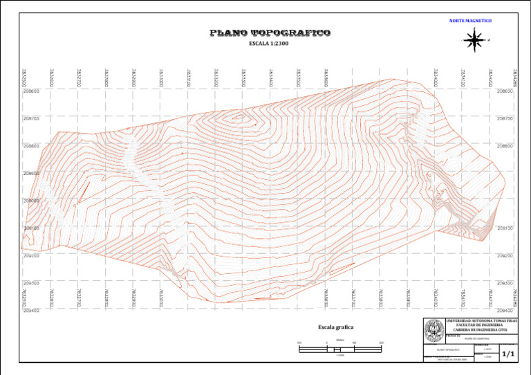 plano topografico topo II | PDF