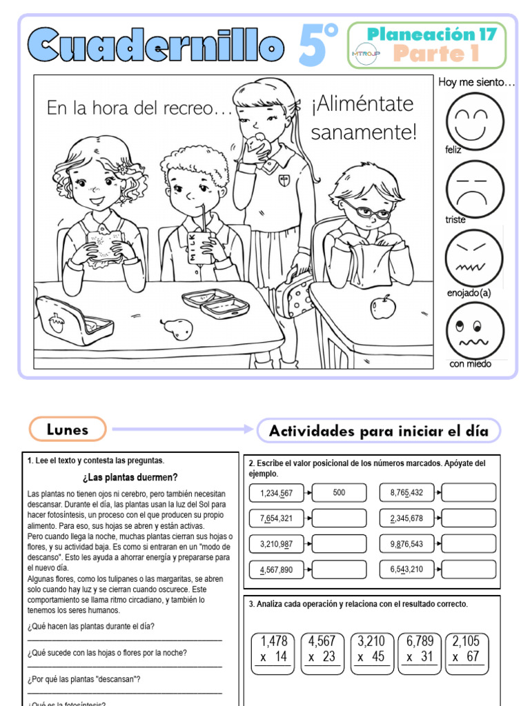 Cuad Parte 1 5° | PDF | Teatro | Gases