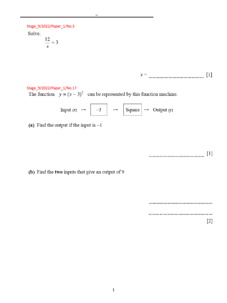 6 Expressions Equations and Inequalities Checkpoint Y9 Progression Math | PDF