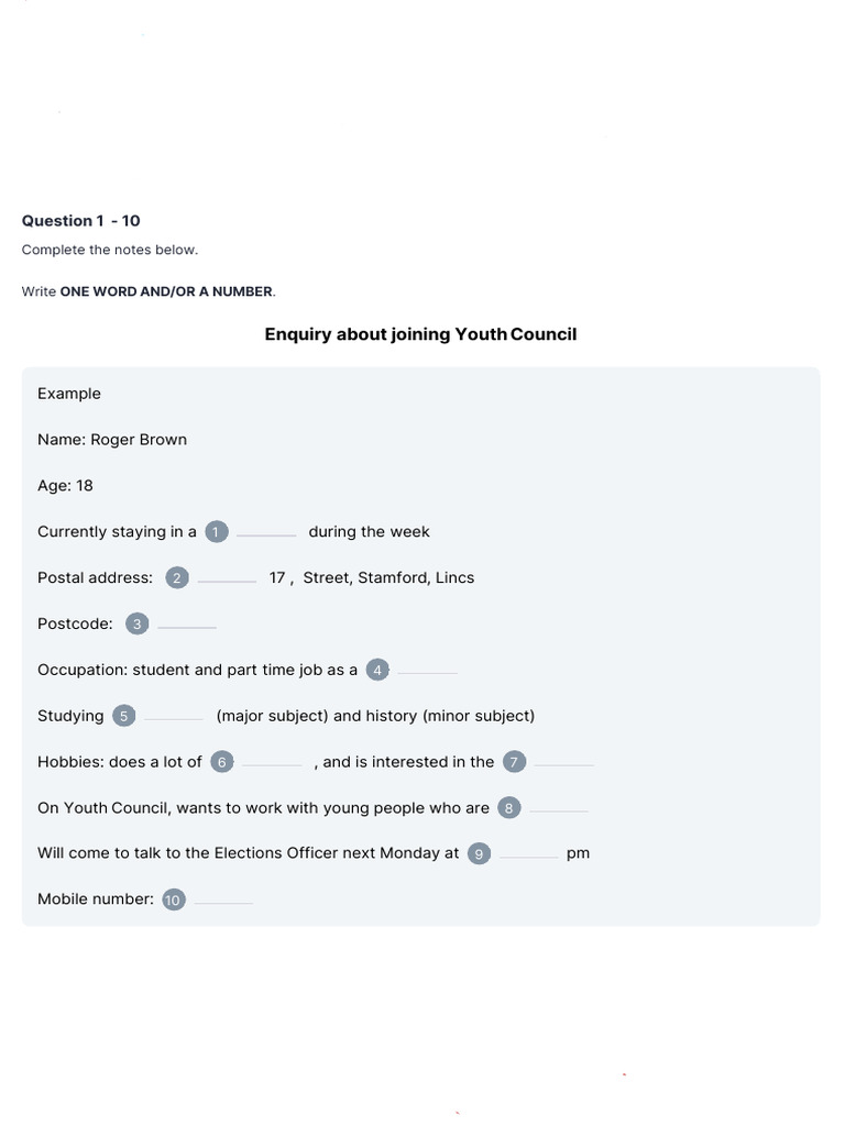 Joining Youth Council | PDF
