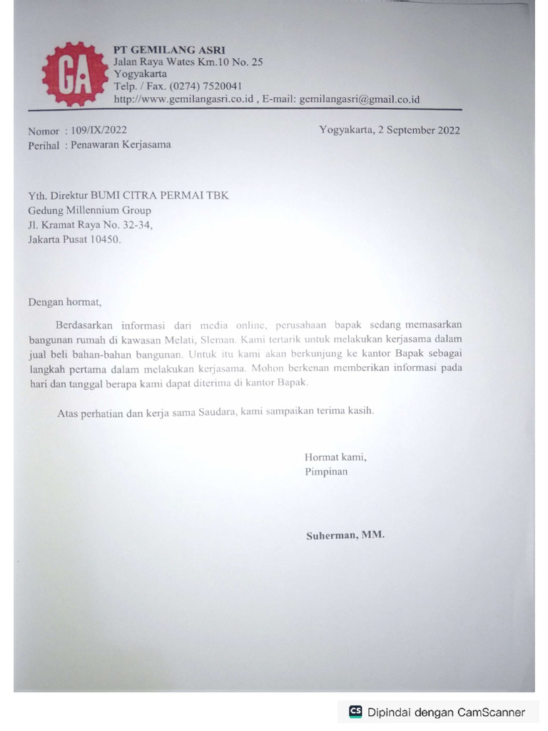 Surat Masuk | PDF