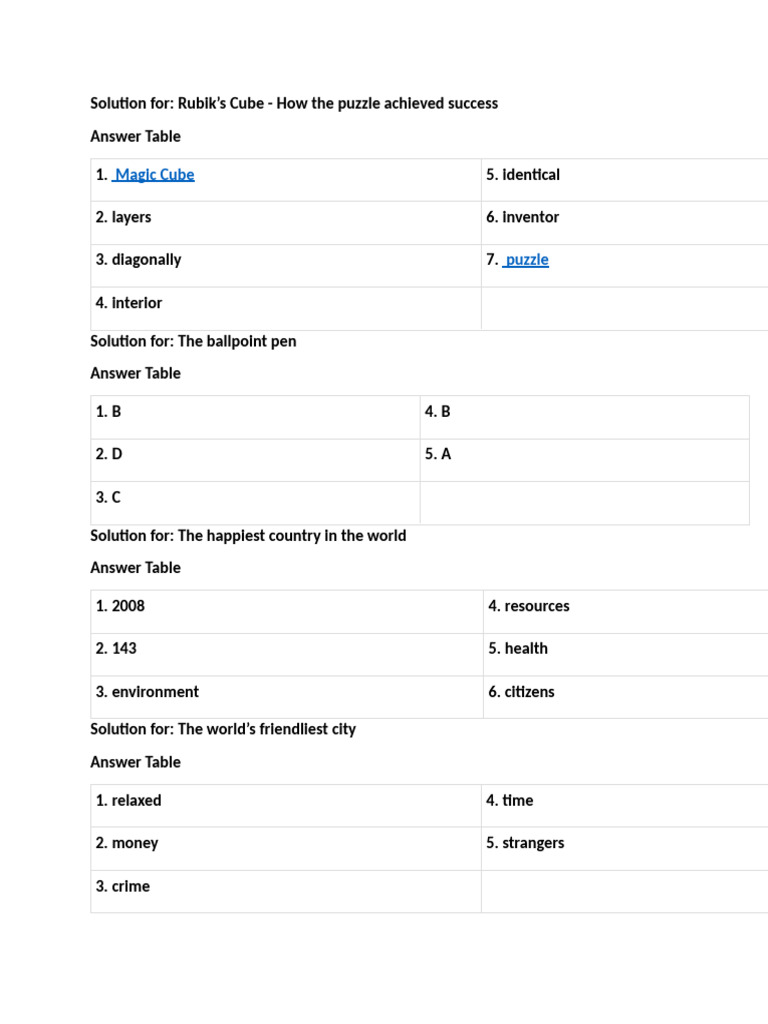 Detail Questions Review 2 Keys | PDF