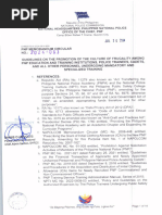 PNP MC 2025-006 Dragnet Operations | PDF