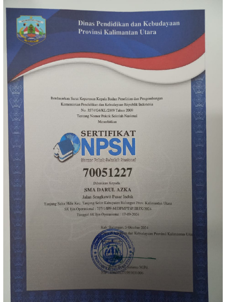 NPSN | PDF