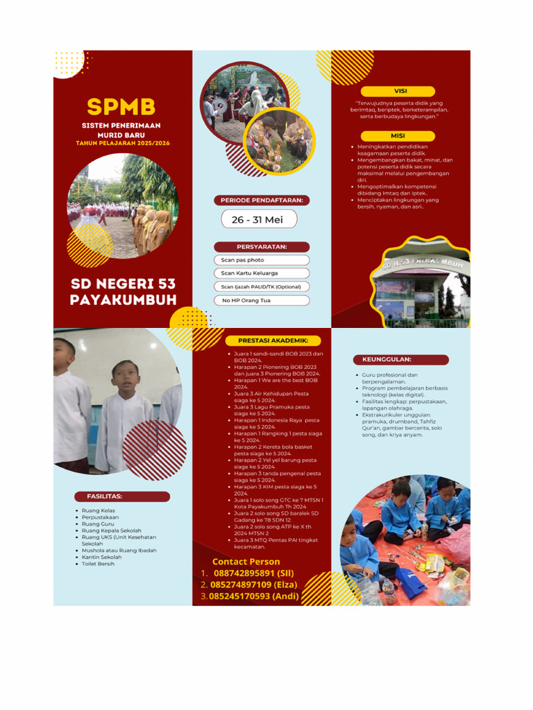Brosur SPMB SDN 53 Pyk | PDF