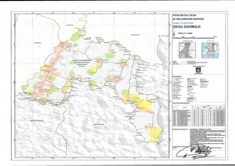 Peta Batas Desa Dar | PDF