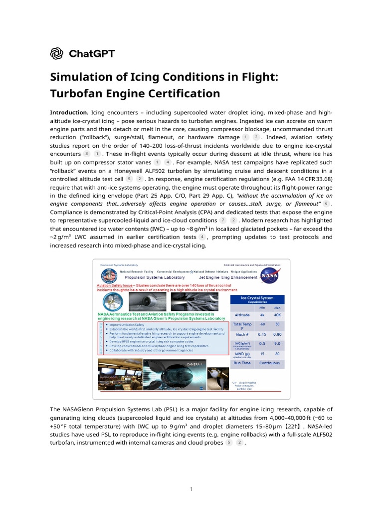 Simulation of Icing Conditions in Flight - Turbofan Engine ...