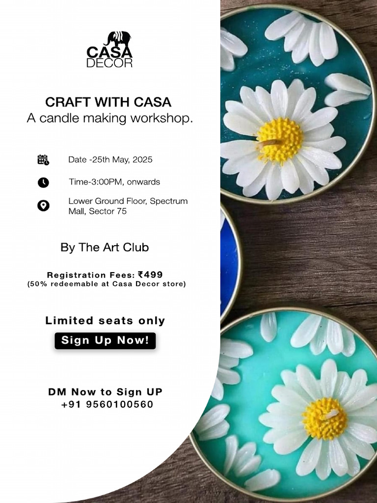 Candle Making Workshop at Spectrum Mall | PDF