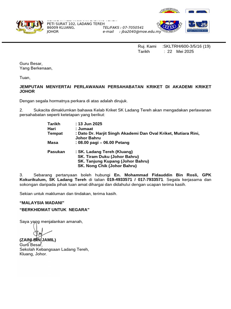 Surat Jemputan utk lampiran baru | PDF