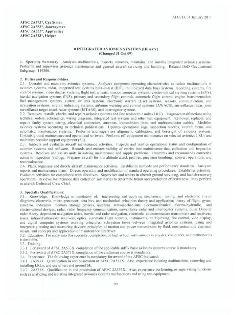 Integrated Avionics Systems 2A553A | PDF | Avionics | Radar