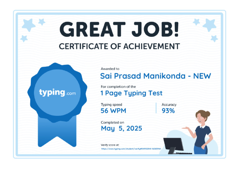 I Page Typing Test | PDF