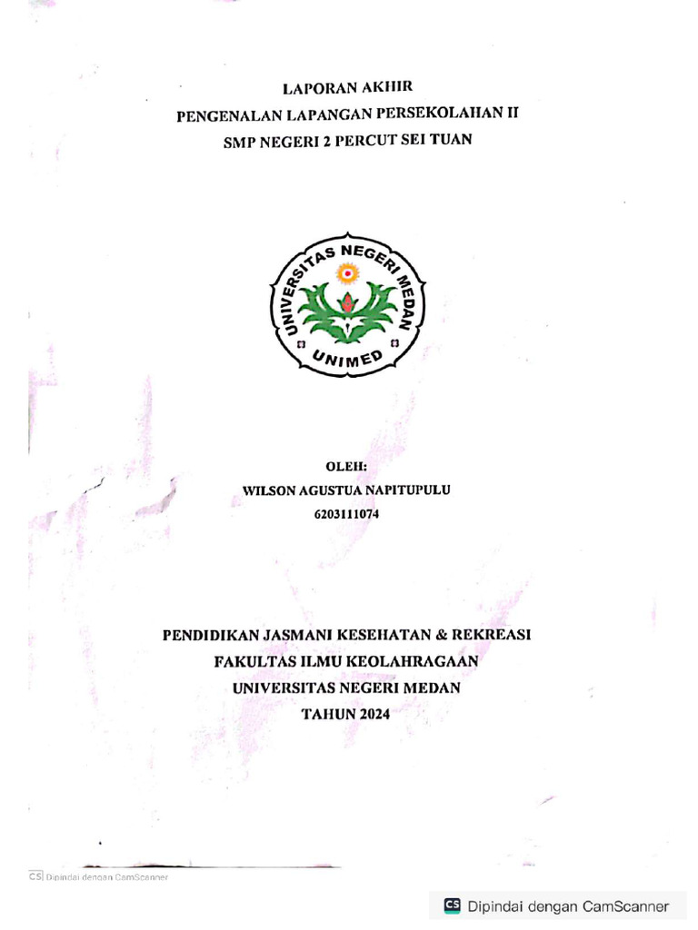 LAPORAN PLP II WILSON A NAPITUPULU - Compressed | PDF