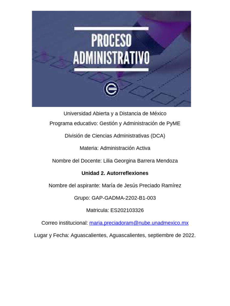 Gadma U1 Atr MJPR | PDF | Pequeñas y medianas empresas | México
