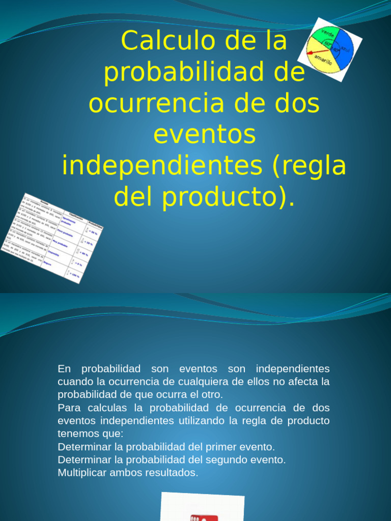 Probabilidad de Eventos Independientes | PDF