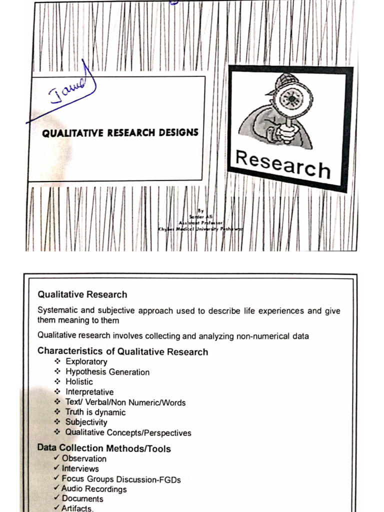 Qualitative Research Design | PDF