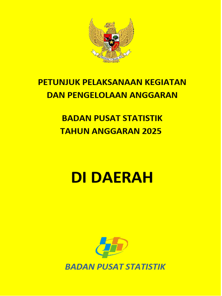Perka BPS Nomor 1 Tahun 2025_Lampiran II (Daerah) | PDF