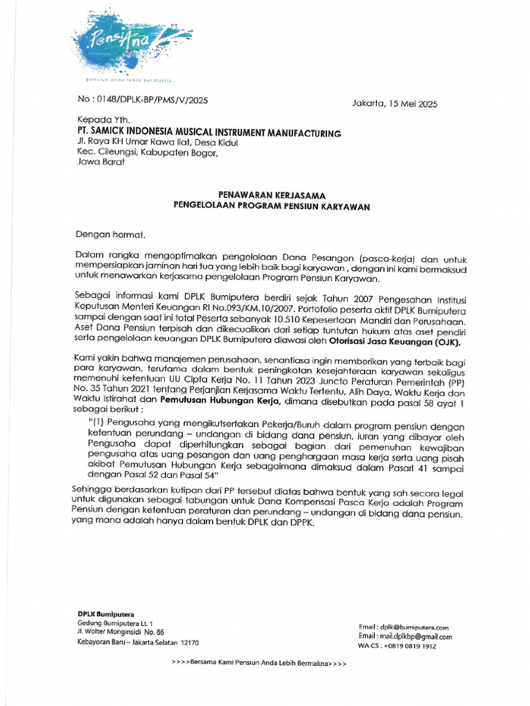 PT Samick Indonesia Musical Instrument Manufacturing | PDF