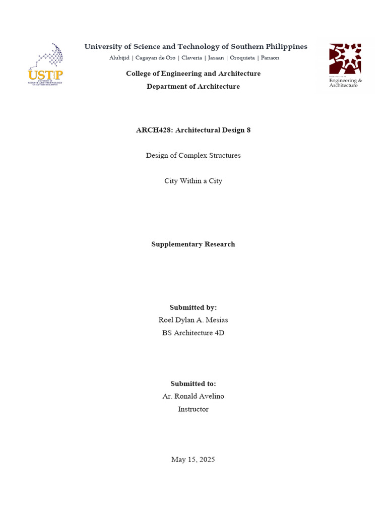 Mesias - Bs Arch 4d - Design 8 - Supp Research - Plate #3 | PDF | Restaurants | Mixed Use ...