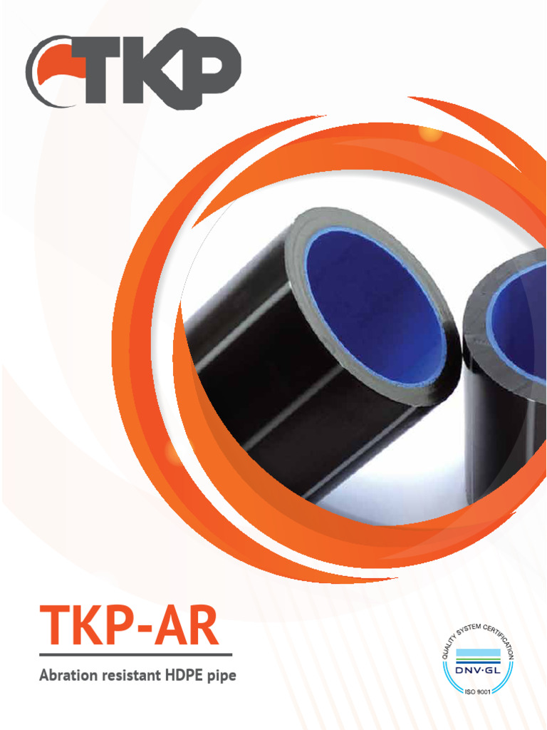 TKP-Abrasion Resistant HDPE Pipe | PDF | Pipe (Fluid Conveyance ...