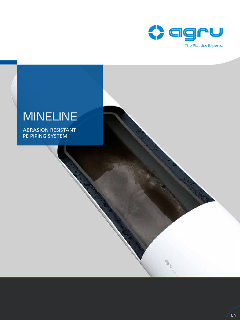 Agru-Mineline Absrasion Resistant HDPE | PDF | Pipe (Fluid Conveyance ...