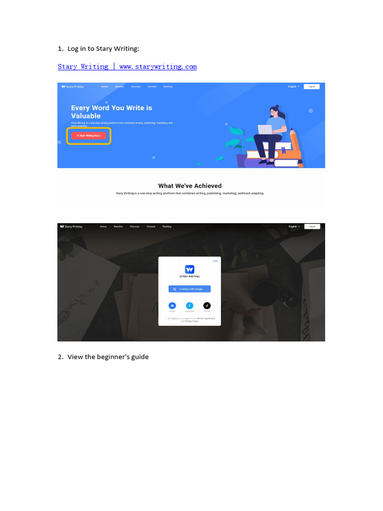How To Get Signed On Stary Writing | PDF