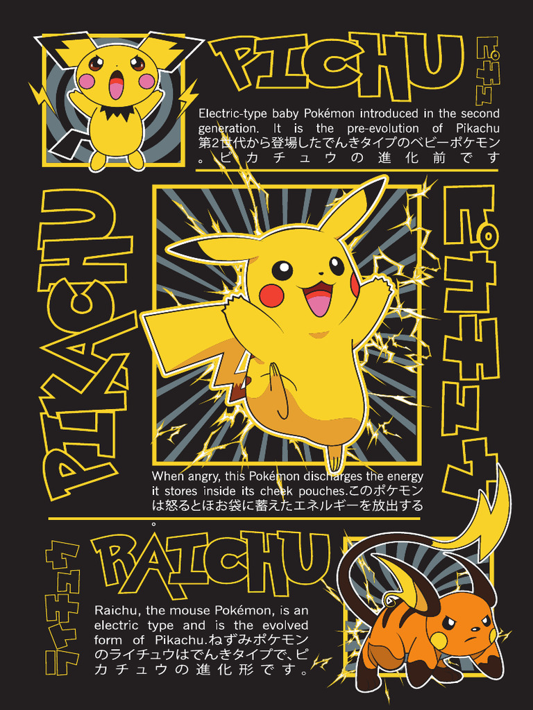5 Plantilla Playera Pokemon | PDF
