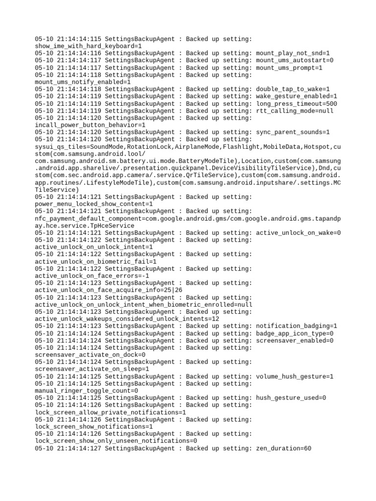 Settingsprovider | PDF