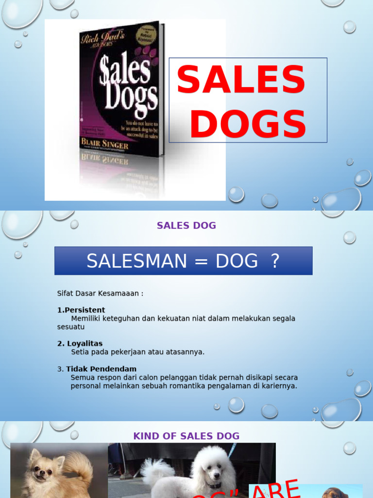 Tipe-Tipe "Sales Dog" dalam Penjualan | PDF