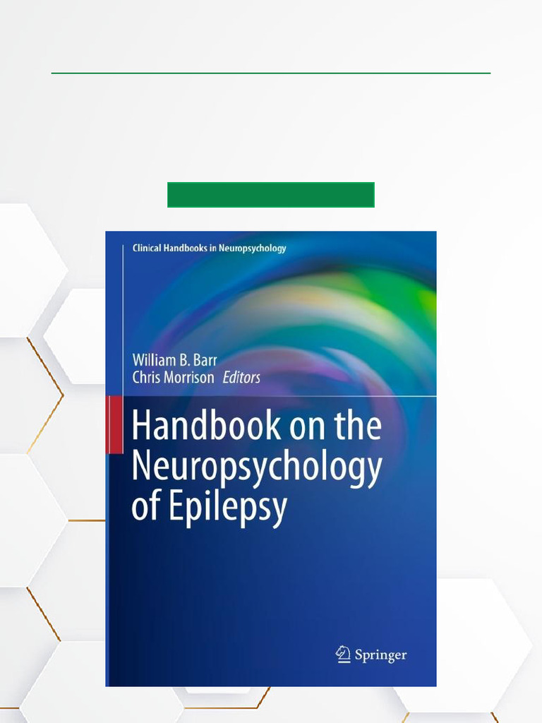 Handbook On The Neuropsychology of Epilepsy PDF DOCX DOWNLOAD | PDF | Epilepsy | Neuropsychology