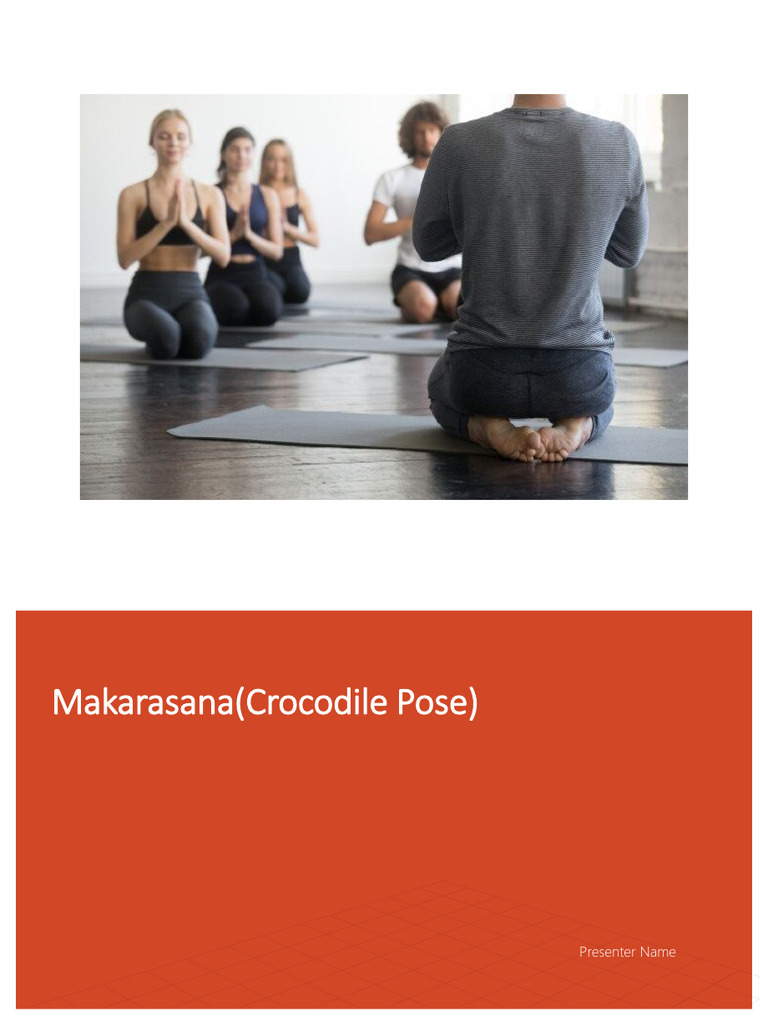 Makarasana(Crocodile Pose)2 | PDF