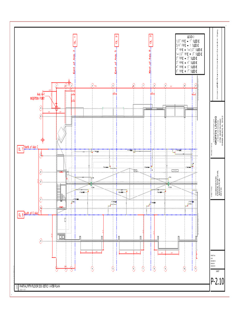 P-2.10 - P-2.11 Roof Level Sleeves Detail | PDF