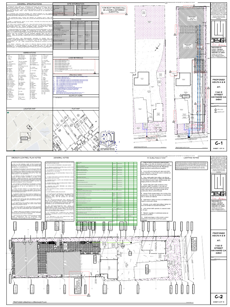 1160 D Street Hayward 01 15 2025 Pdf Architectural Design