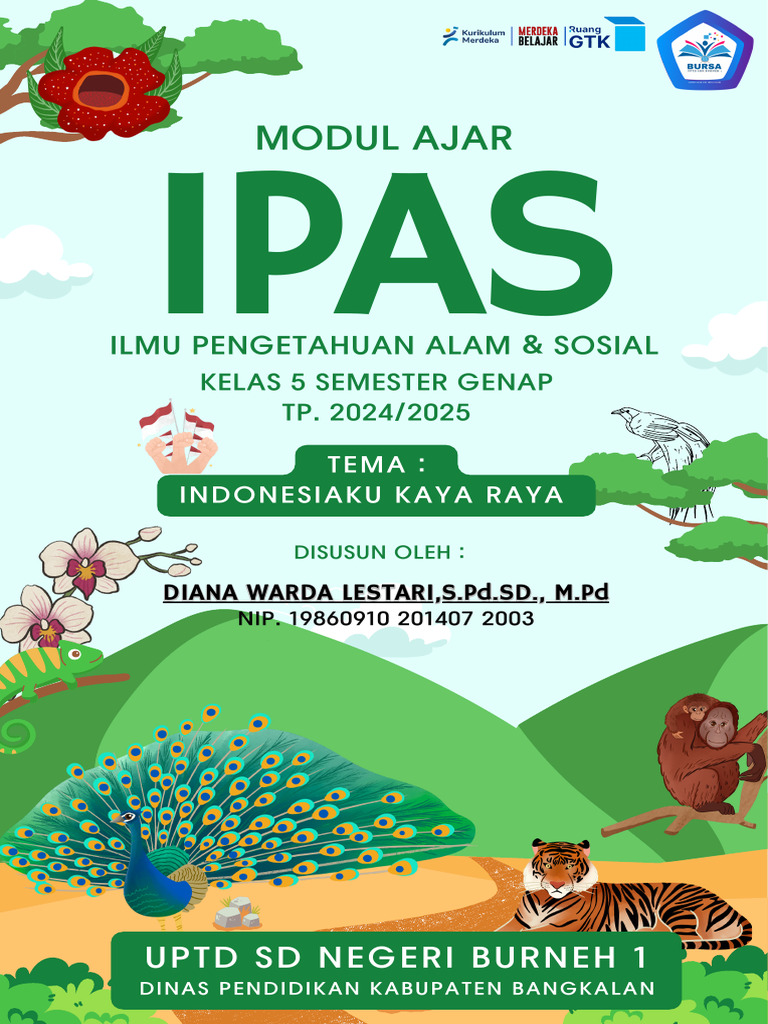 Sampul Buku IPAS Kelas 5 Semester Genap | PDF