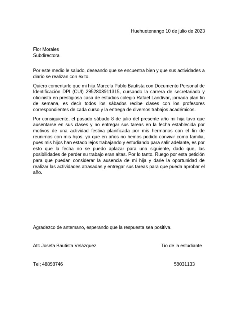 Carta Unica | PDF