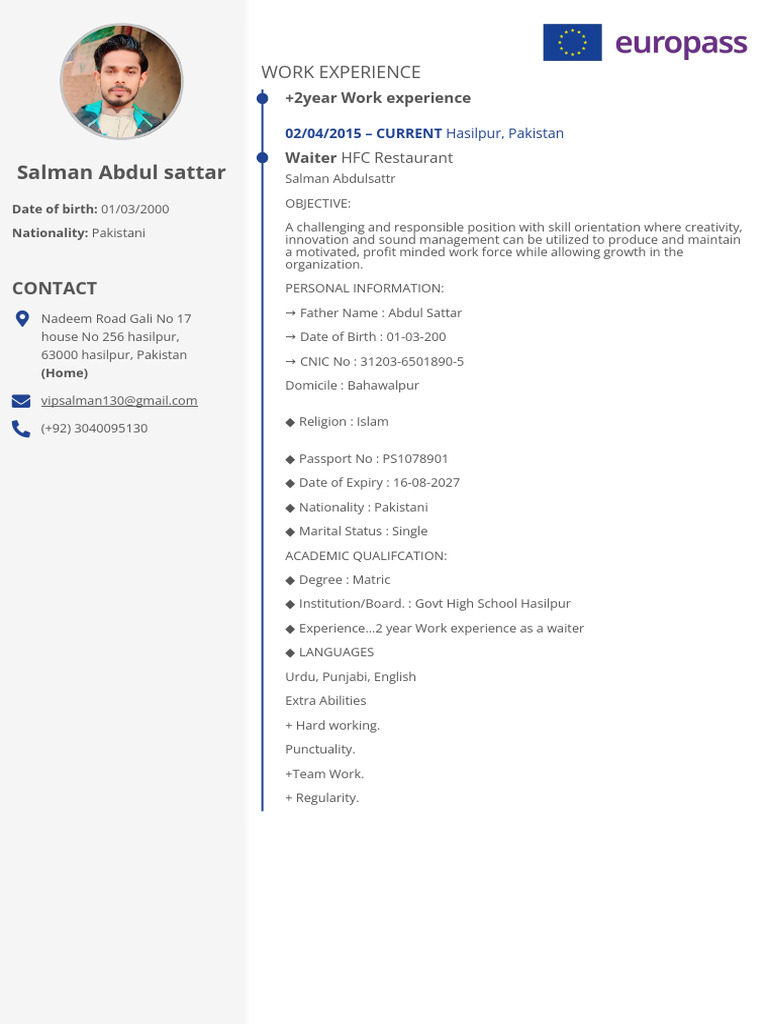 Salman Abdulsattar CV | PDF