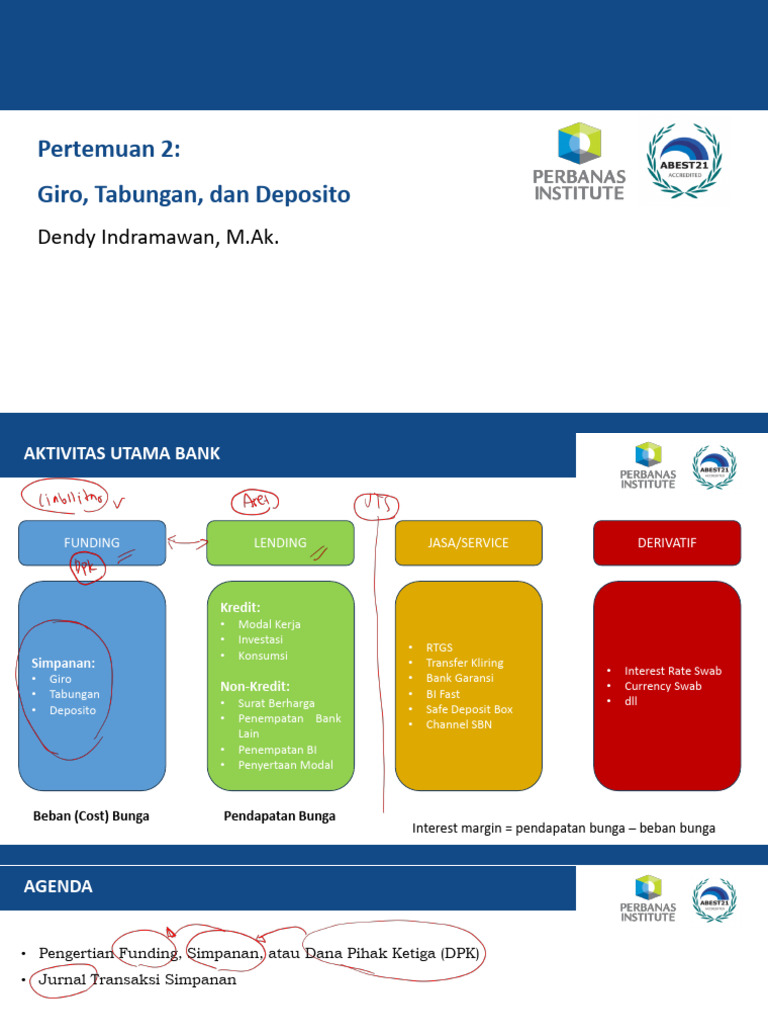 Meeting 2 Giro Tabungan Deposito Coretan Lanjutan | PDF