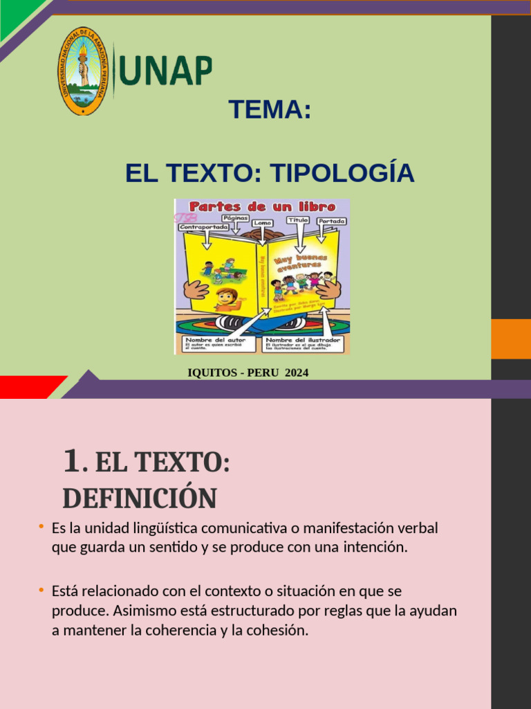El Texto - Tipología | PDF | Narración | Comunicación