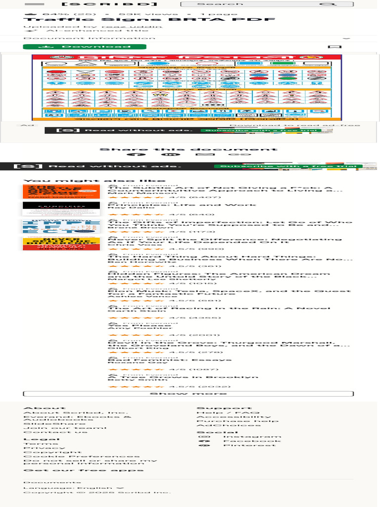 Traffic Signs BRTA PDF | PDF