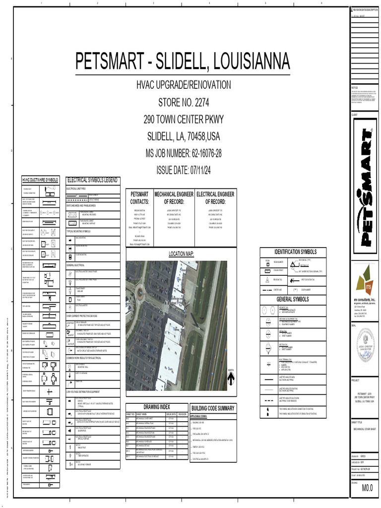 Plans) (PetSmart 2274 Slidell LA Bid Permit Set | PDF | Duct (Flow) | Engineering Thermodynamics