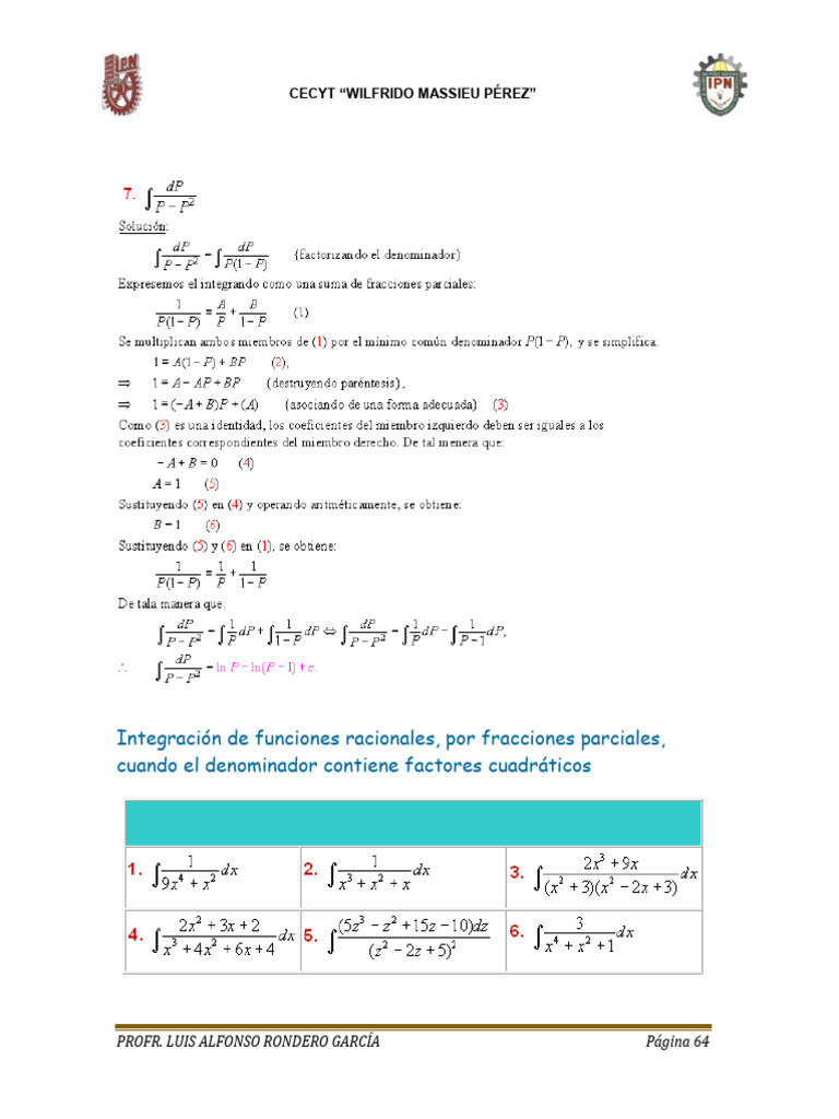 Calculo Integral Solución de Problemas - Voca 11 | PDF | Números ...