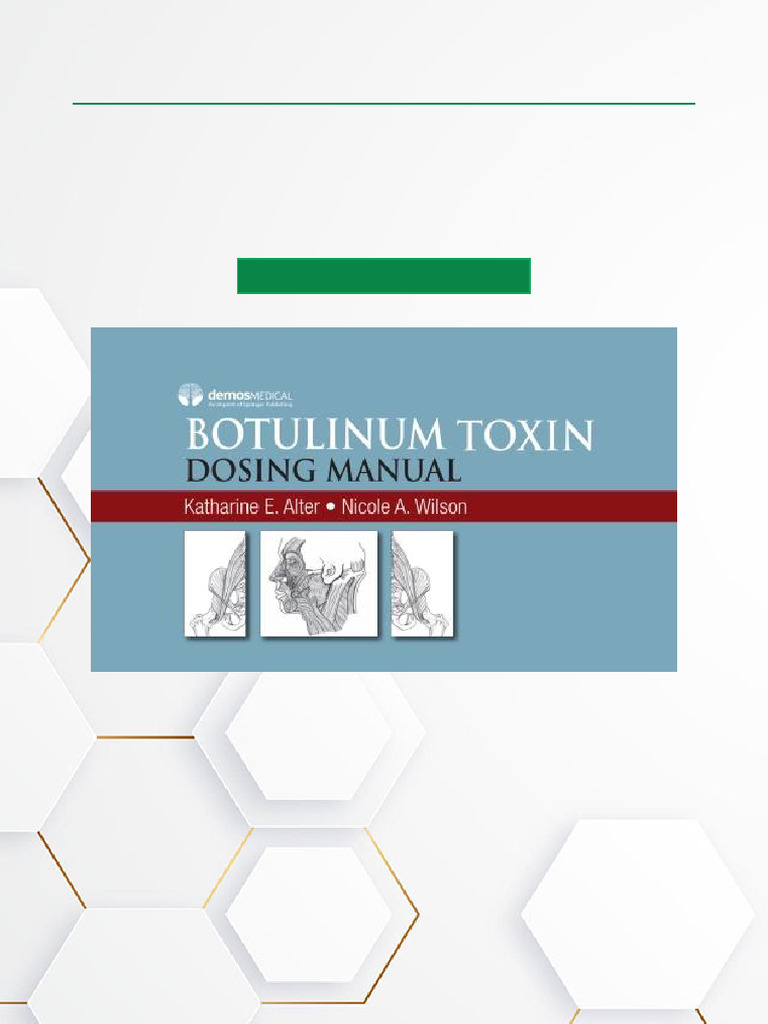 Botulinum Toxin Dosing Manual - 1st Edition Readable PDF Download | PDF ...