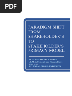 Stakeholder Theory: Edward Freeman (1984) | PDF