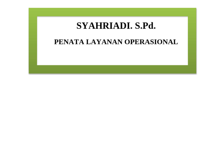 Bad Nama Syahri | PDF
