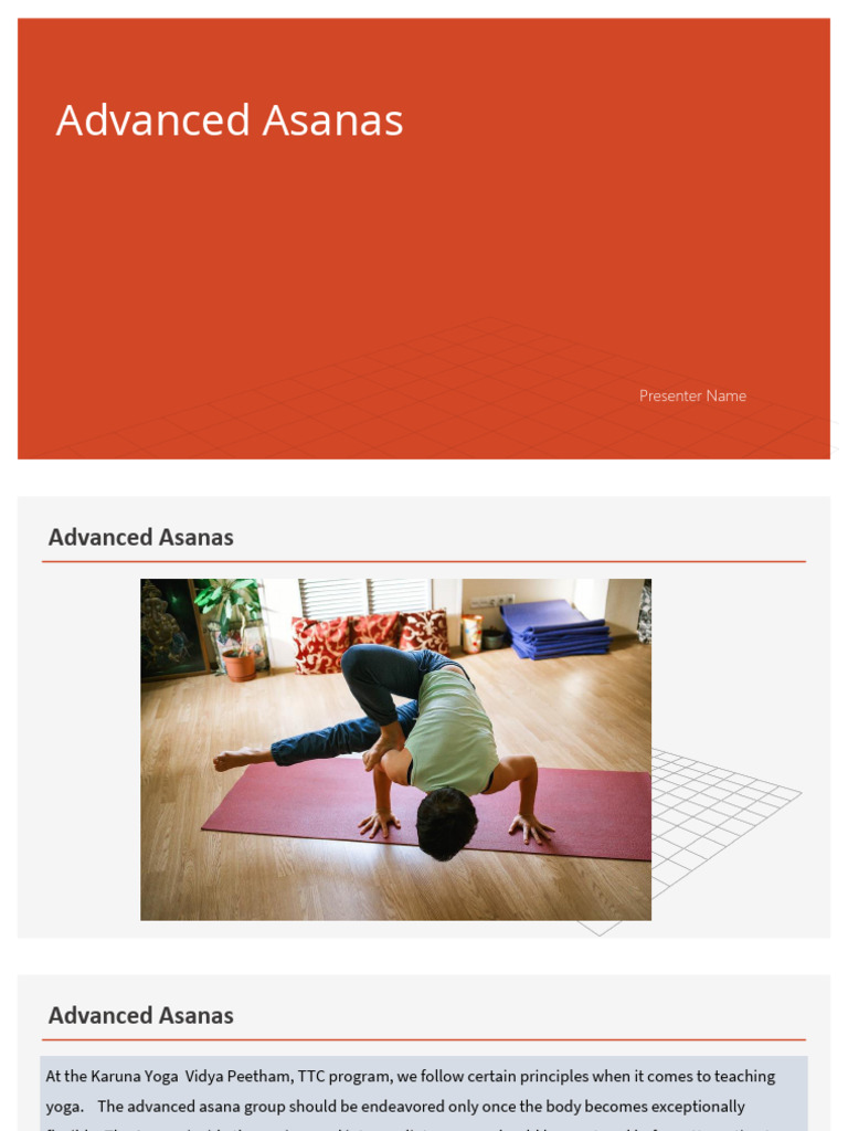 Advanced Asanas | PDF