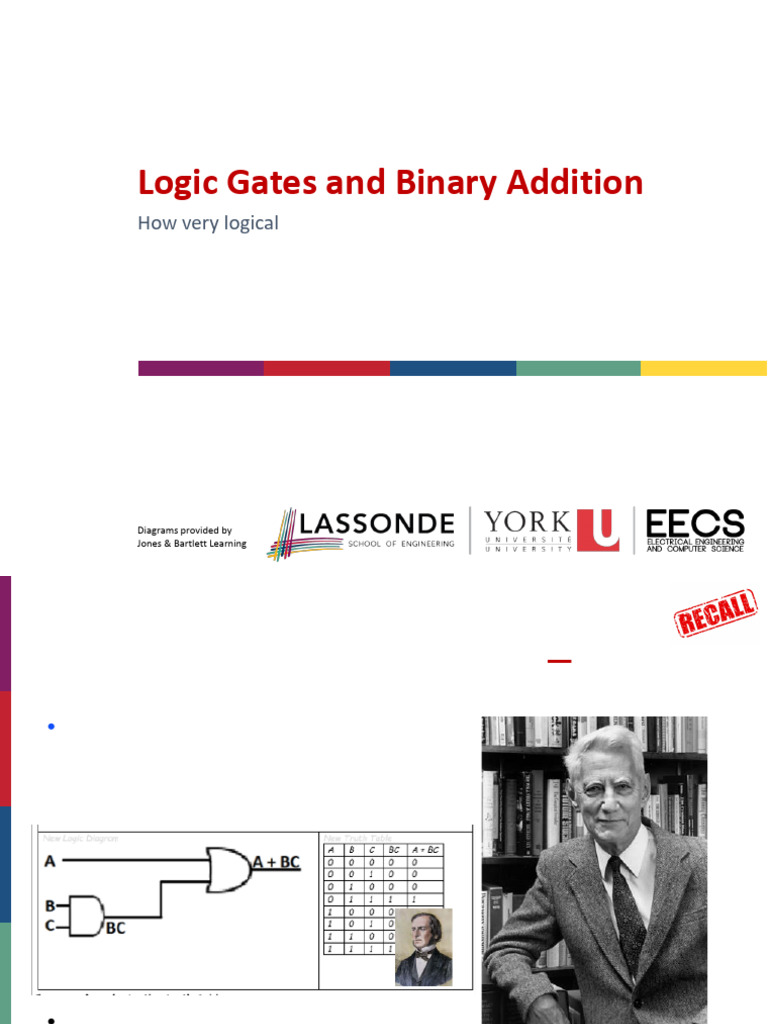 07a Logic Gates - v4 Alistair | PDF | Logic Gate | Electrical Circuits