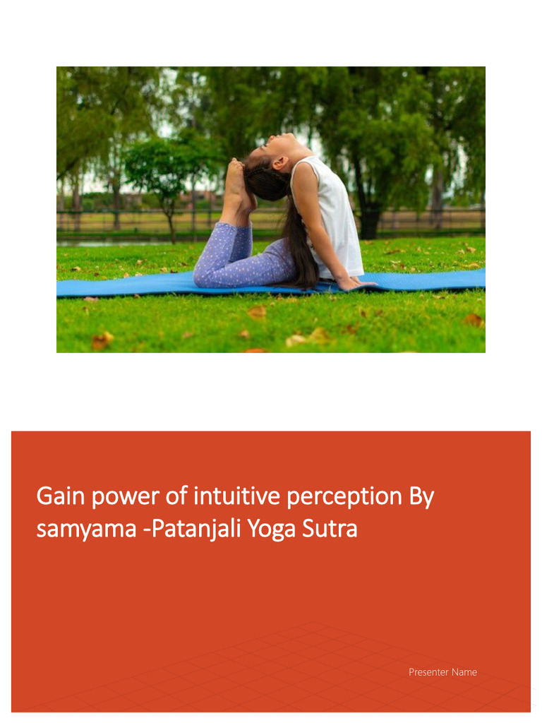 Gain Power of Intuitive Perception by Samyama | PDF