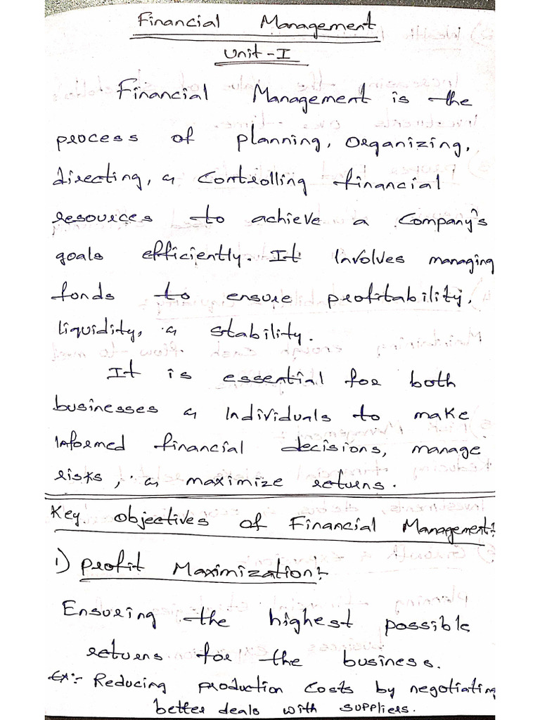 Financial Management Complete | PDF
